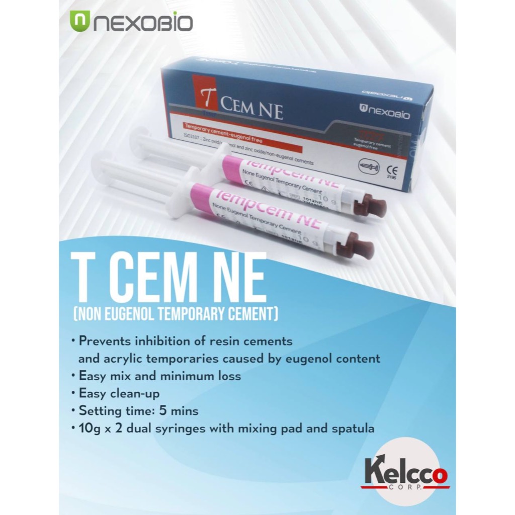 T Cem NE (Temporary Cement Eugenol-Free) Nexobio Korea | Shopee Philippines