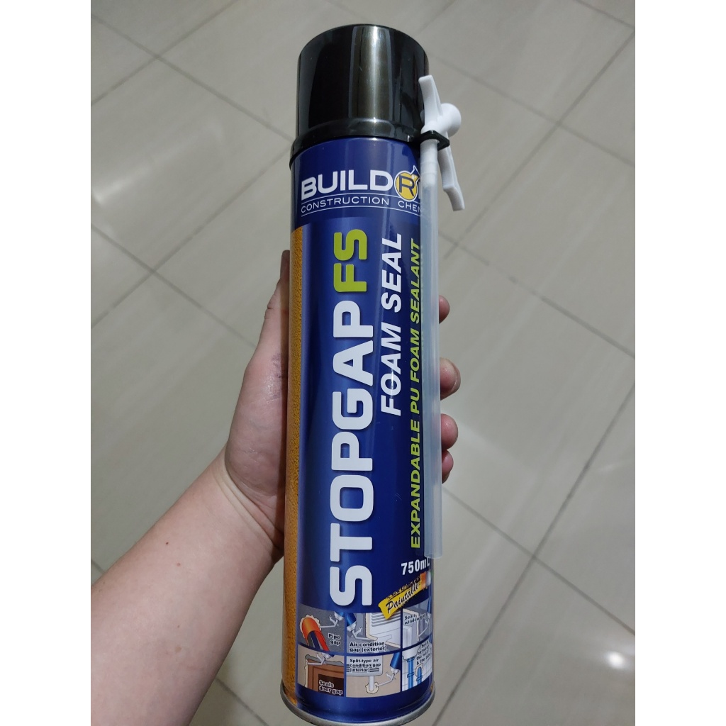 Buildrite Stopgap Foam Seal 750 ml - Pang Seal Sa Aircon Butas Gaps ...