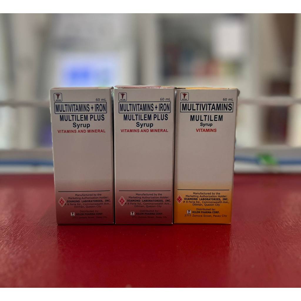 Multilem Multivitamins Syrup Orange Flavor | Shopee Philippines