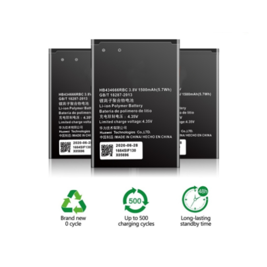 HB434666RBC Battery Replacement For Huawei Pocket Wifi 4G LTE Wi-Fi ...