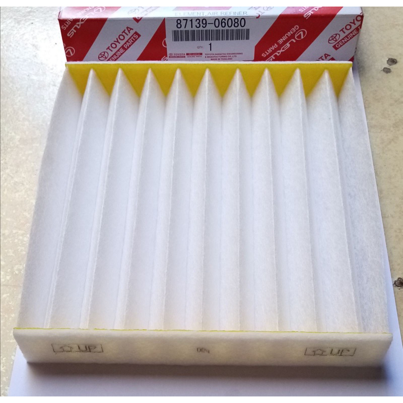 TOYOTA GENUINE PARTS AIRCON FILTER 87139-06080 VIOS 2008 | Shopee ...