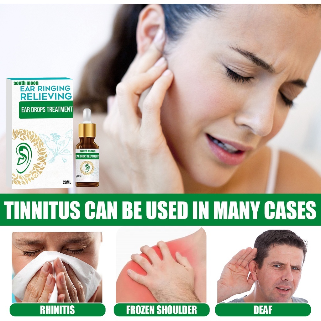 Tinnitus Liquid Ear Drops Ear Ache Infection Treatment Cleaning Liquid ...