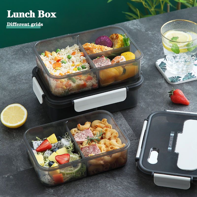 Lunch Box with Fork Spoon Portable Lunch Box Sealed Insulation ...