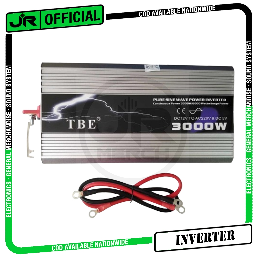 TBE PURE SINEWAVE 3000W INVERTER (TBE-3000W) | Shopee Philippines