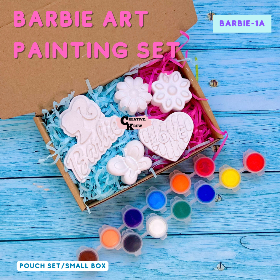 BARBIE ART PLASTER PAINTING SET AND PARTY GIVEAWAYS GIFTS Art Set ...