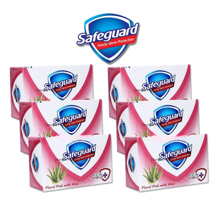(SET OF 6)Safeguard Floral Pink With Aloe Soap 135g | Shopee Philippines
