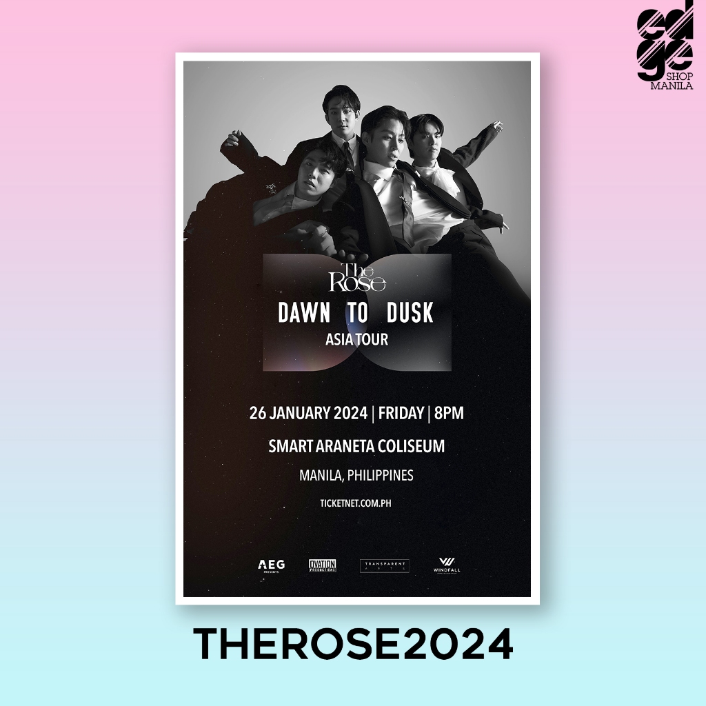 THE ROSE IN MANILA Concert Posters ( 305mm x 470mm ) | Shopee Philippines