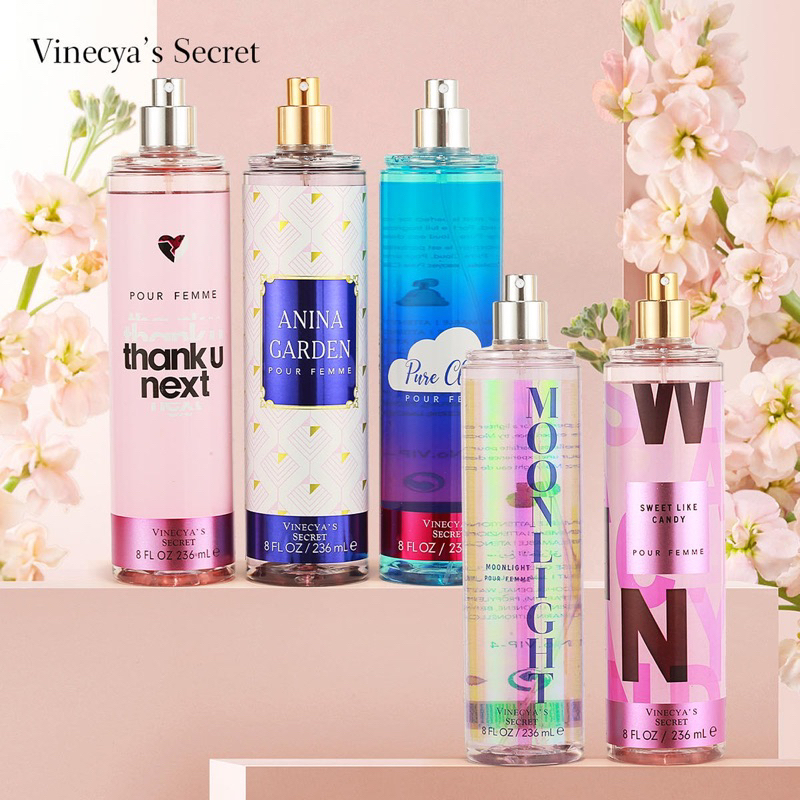Ariana Grande Fragrance Mist 236ml Cloud Sweet Like Sandy Moonlight Ari Thank U Next