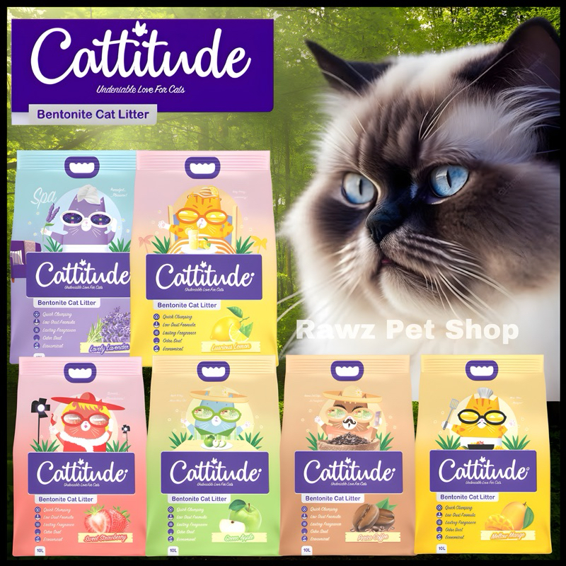 New! Purland / Cattitude Bentonite Cat Litter Sand 10L | Shopee Philippines