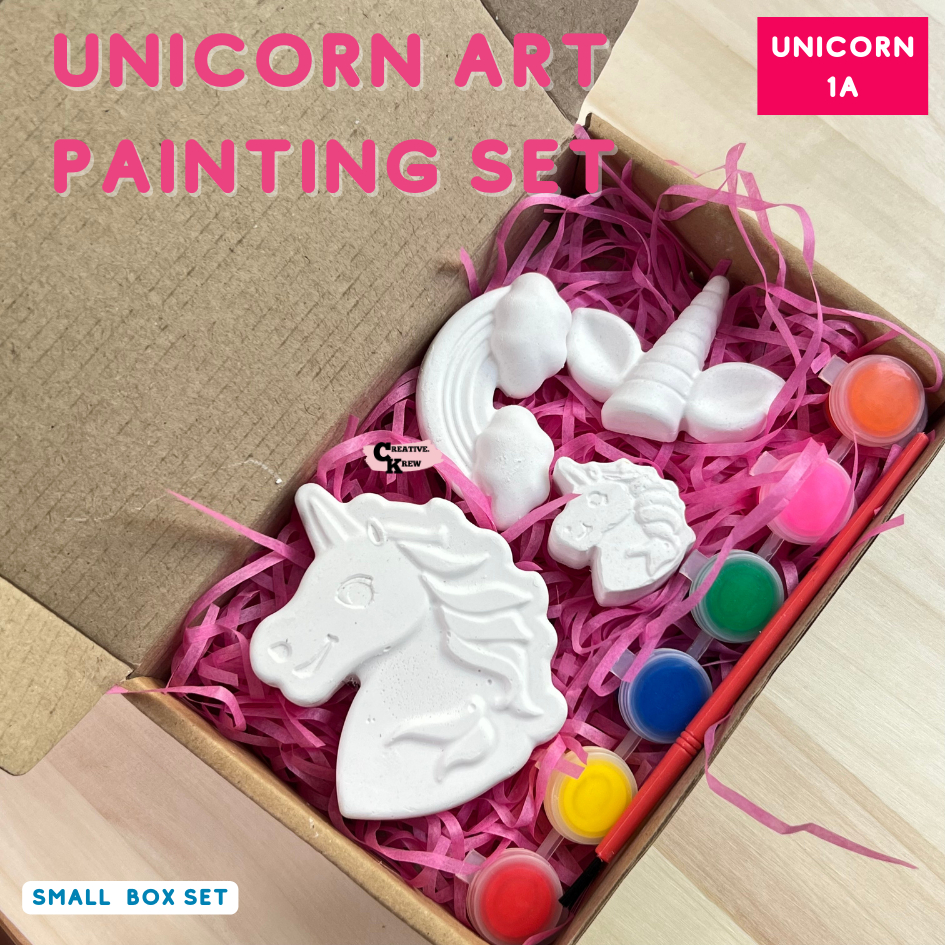 UNICORN PLASTER PAINTING SET 1A/ KIDS ACTIVITY SET/ PARTY GIVEAWAYS ...