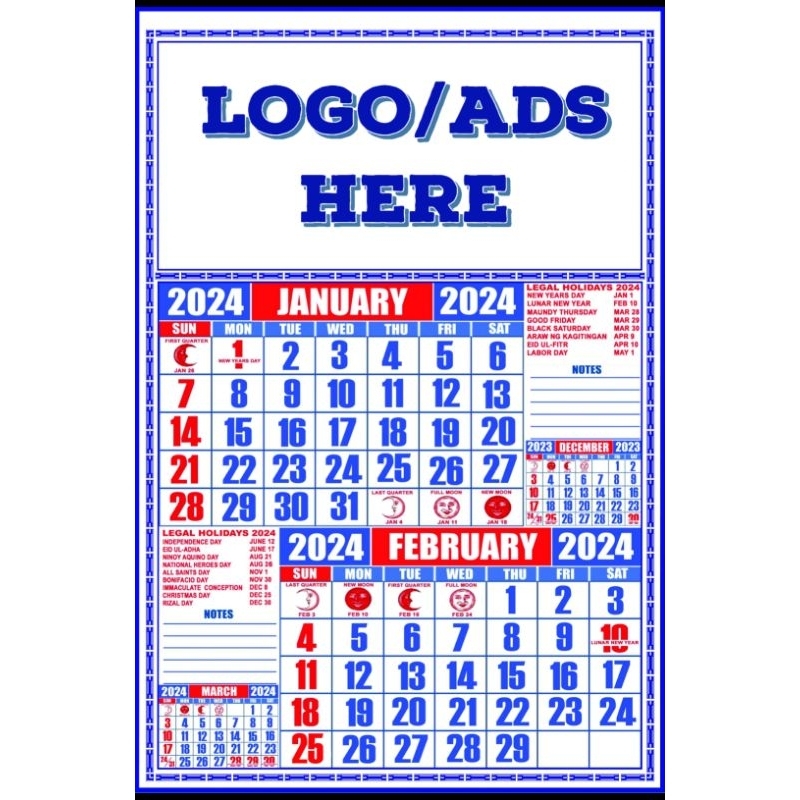 2025 CALENDAR FOR GIVE AWAY 6PAGES | Shopee Philippines