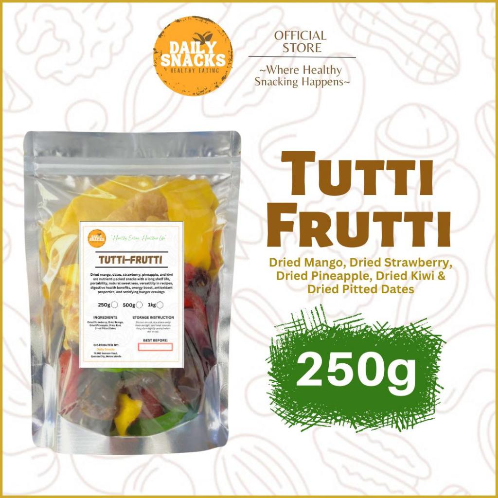 Daily Snacks Tutti-Frutti Assorted Dried Fruits in Ziplock Pouch ...