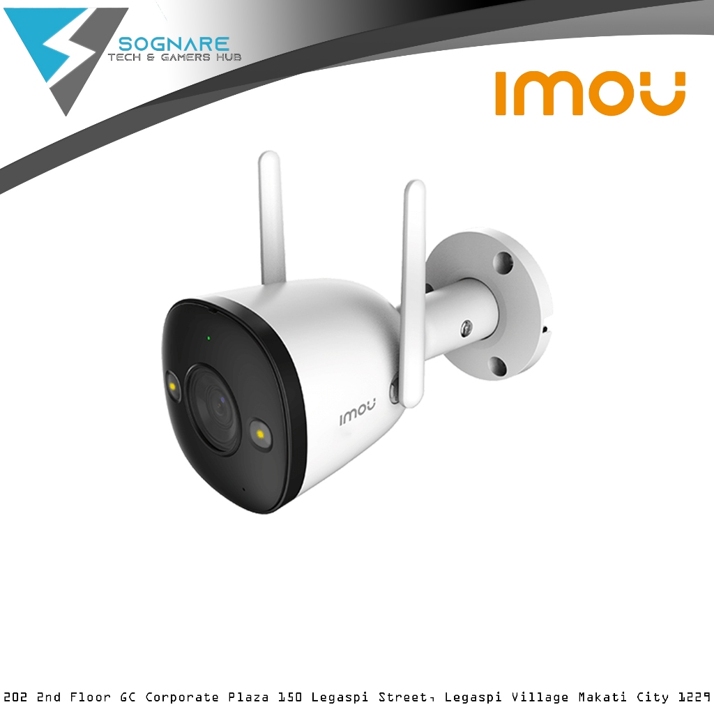 IMOU Bullet 2E | 4MP | 2.8mm Fixed Lens | 30 fps frame rate | Smart ...