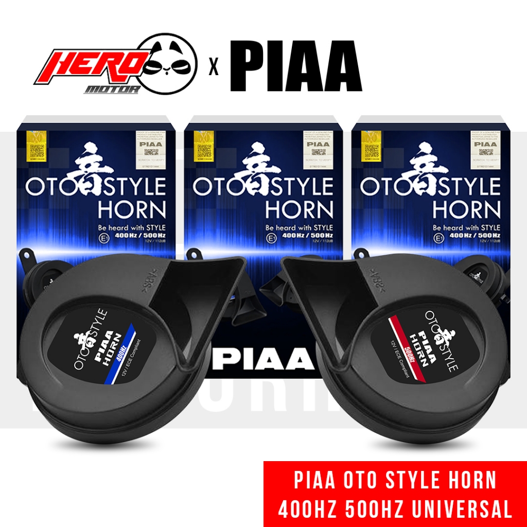 PIAA Oto Style Horn 400hz / 500hz H0-14 Power Horn Universal 2pcs | Shopee Philippines