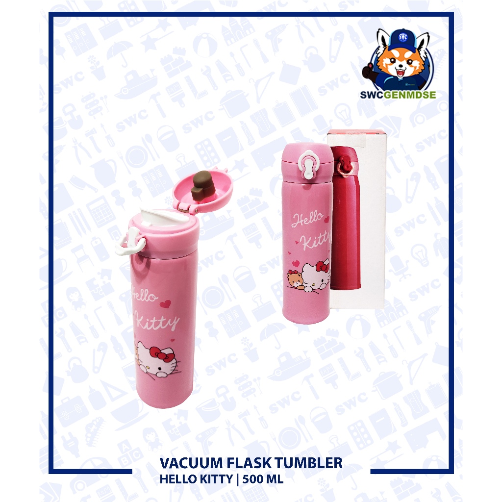 Vacuum Flask Tumbler | Travel Tumbler | Hello Kitty | Cute Character Design 500ml | Shopee ...