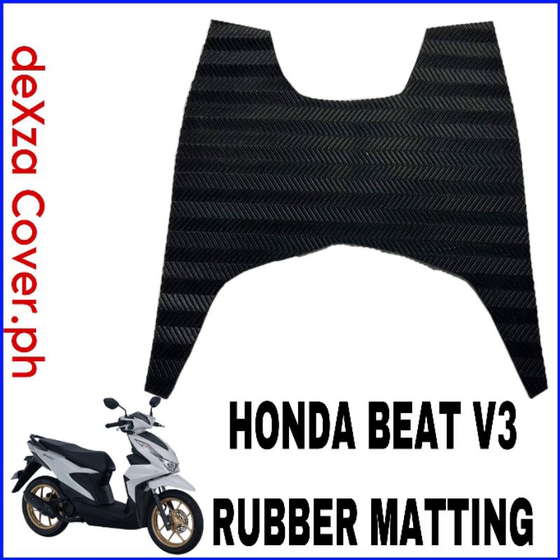 HONDA BEAT Version3/v3 SOLID RUBBER MATTING | Shopee Philippines
