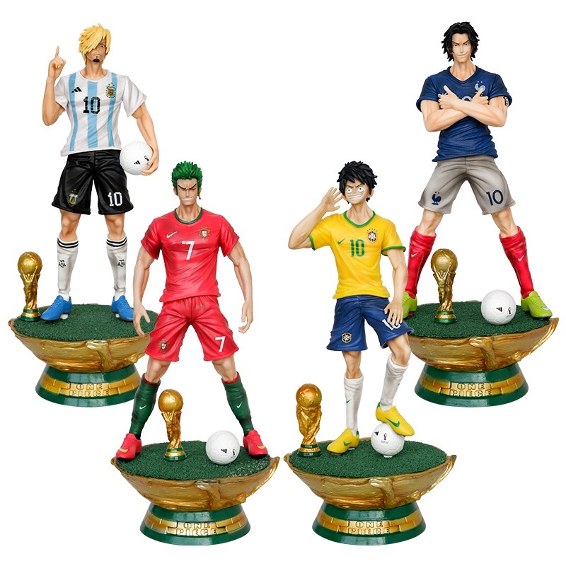 One Piece Football GK Sanji Cos Messi Zoro Cos Rolfield Nemar Bape Ace ...