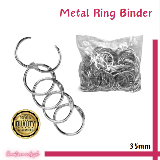 Ring Binder Metal Binding 35mm - 100pcs per pack | Shopee Philippines