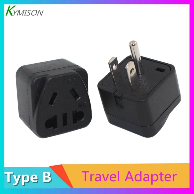 US Japan Travel Adapter, US/AU/EU/ China 2pin 3pin Socket To America ...