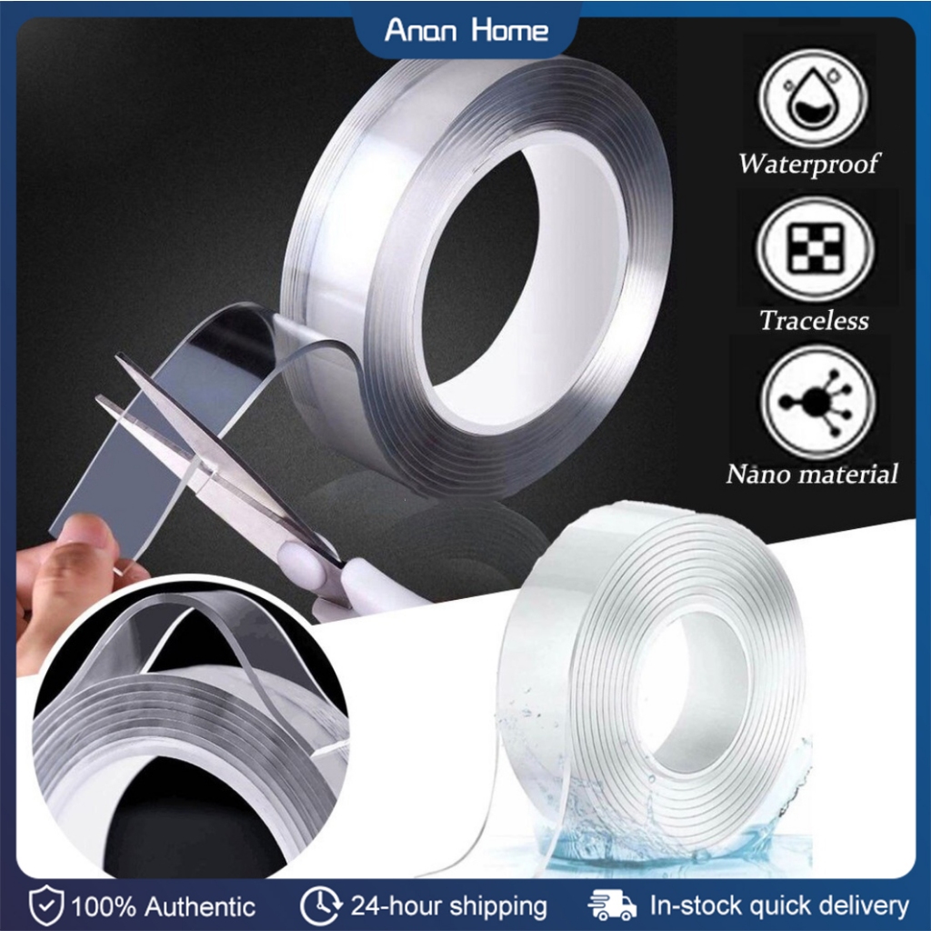 1/3/5 METER Nano Tape Double-Sided Multifunction Strongly Sticky ...