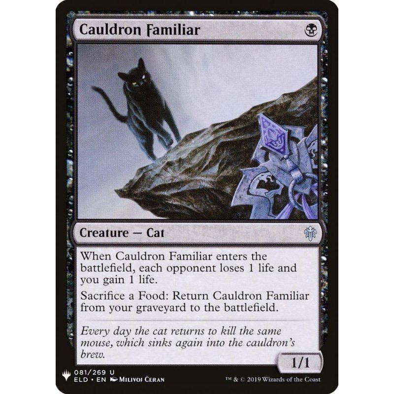 Cauldron Familiar - The List - Uncommon - MTG Cards (WotC) | Shopee ...