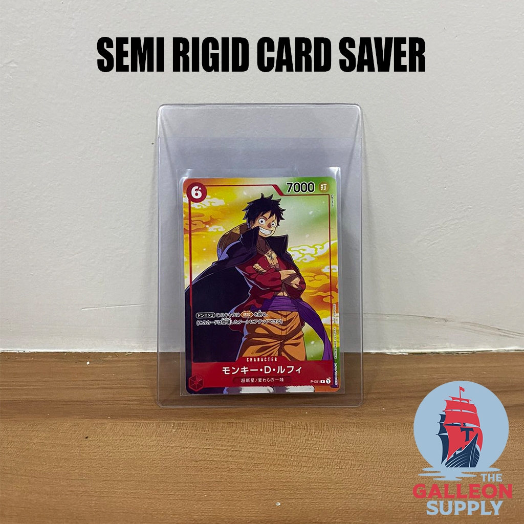 Semi Rigid Card Saver 5pcs or 10pcs Per pack 84x124mm Transparent Blue ...