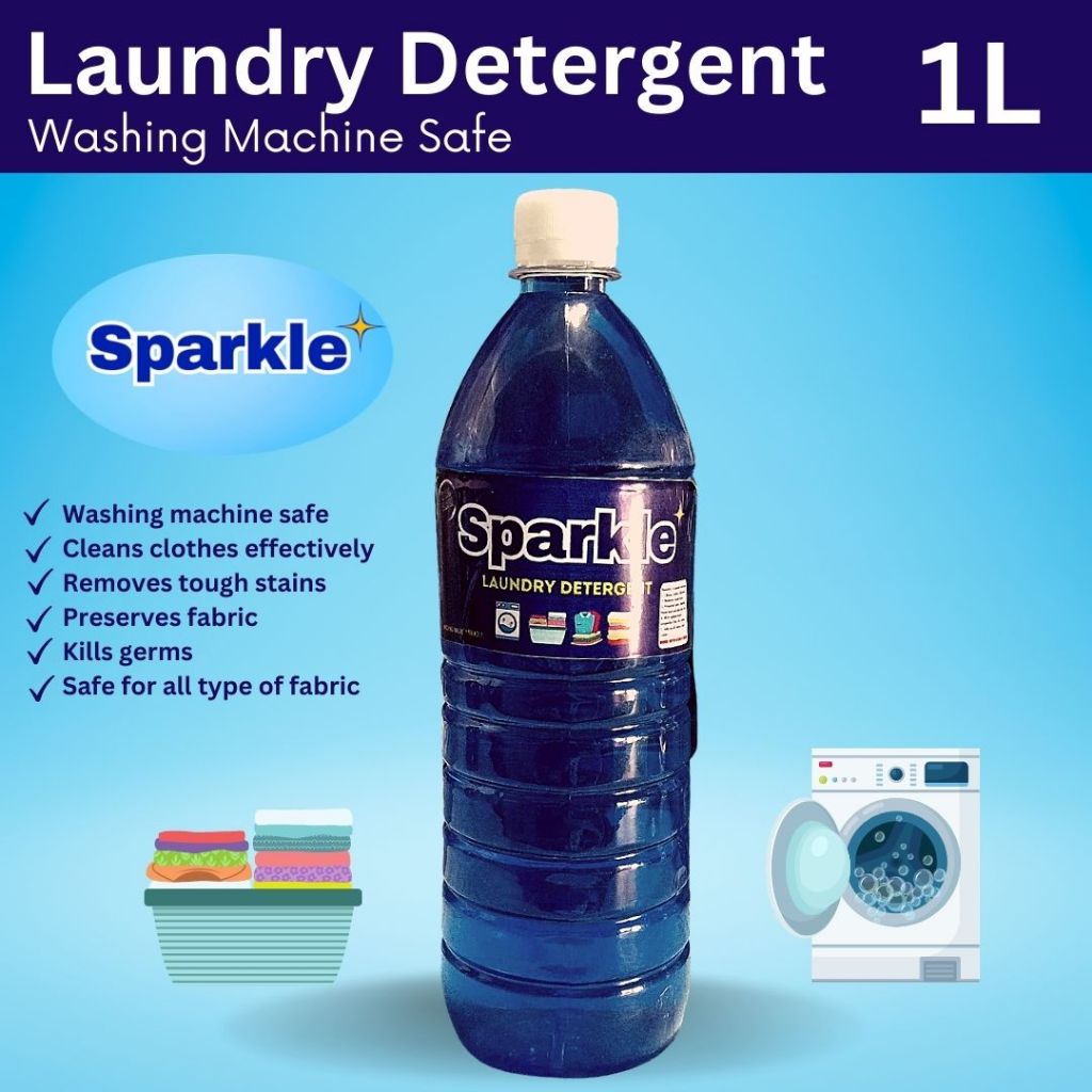 Liquid Detergent 1 Liter For Stain Removal Fresh Scent Fabric Care ...