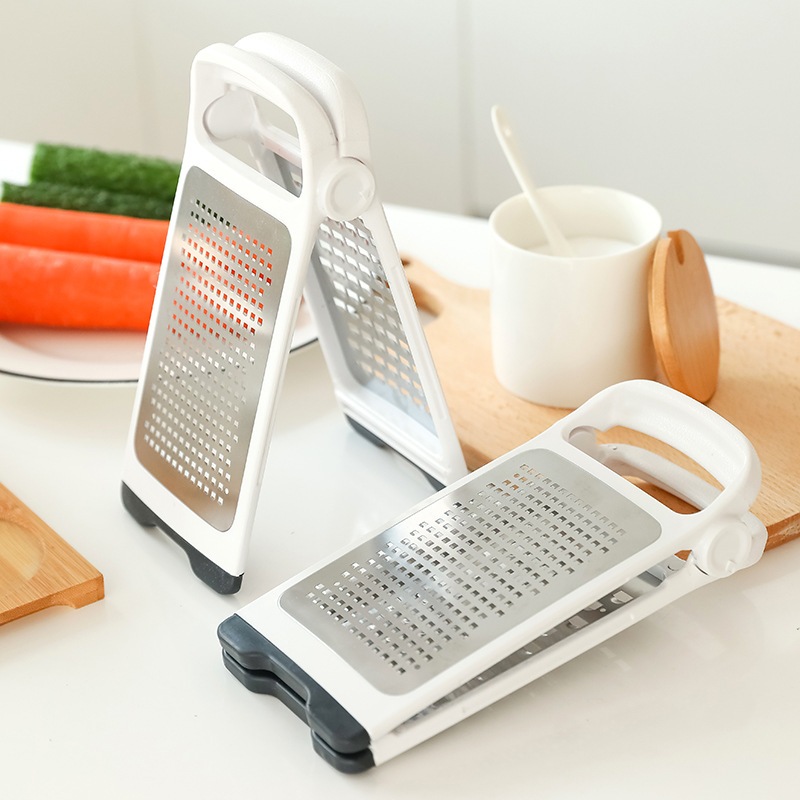 Detachable folding cheese shaver, garlic ginger grinder, butter cutter ...