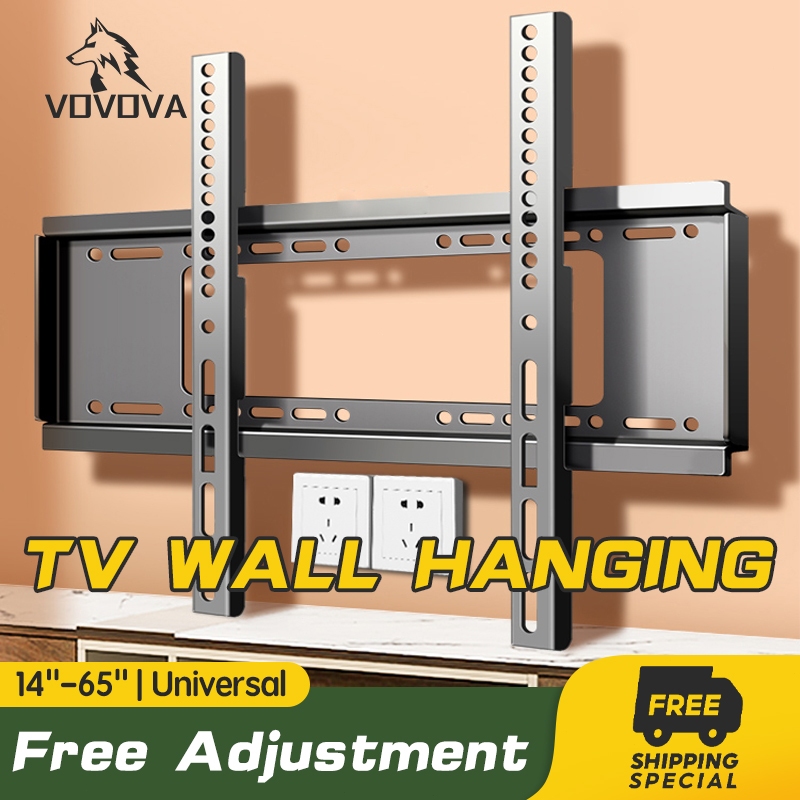 VOVOVA 14-63 Inch TV Wall Bracket Freely Adjustable 32 Inch TV Bracket ...