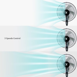 SYCAT-FS40 50W Big Stand Fan Electric Fan Shakeable head Strong Wind ...