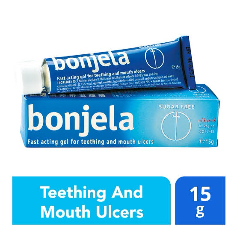 BONJELA Gel Fast Acting for Teething and Mouth Ulcers 15grams | Shopee ...