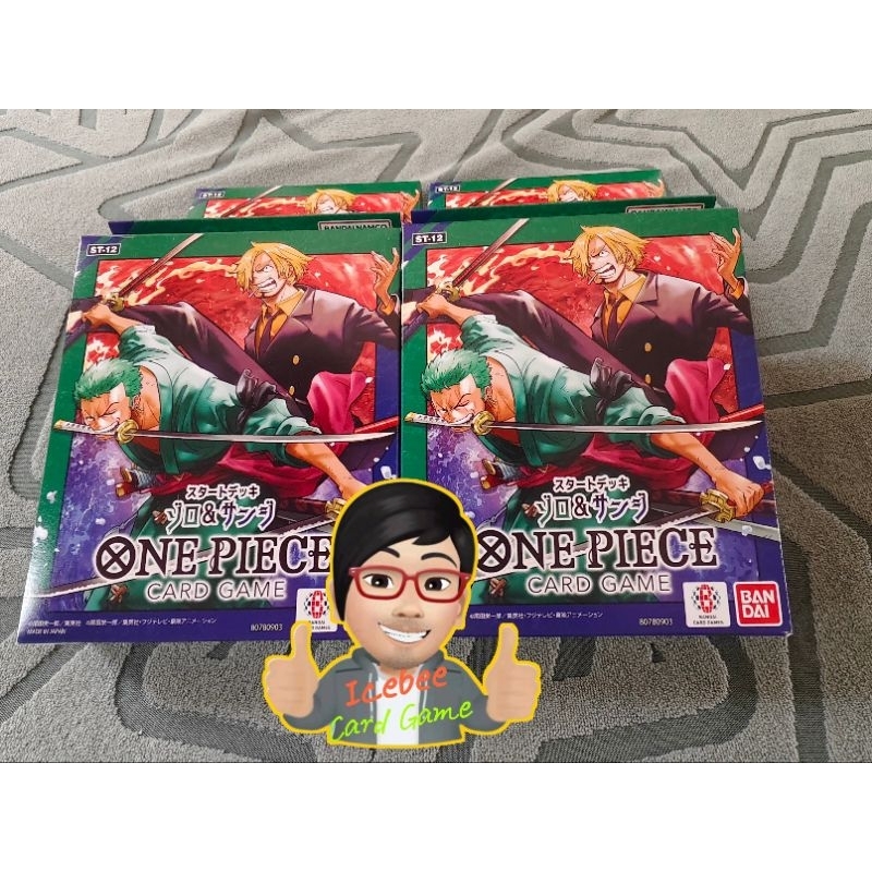 One Piece TCG ST-12 official structure deck double characters Zoro ...