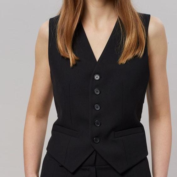 Kinwoo Women's Waistcoat Vest With Adjustable Back Belt Vests | Shopee ...