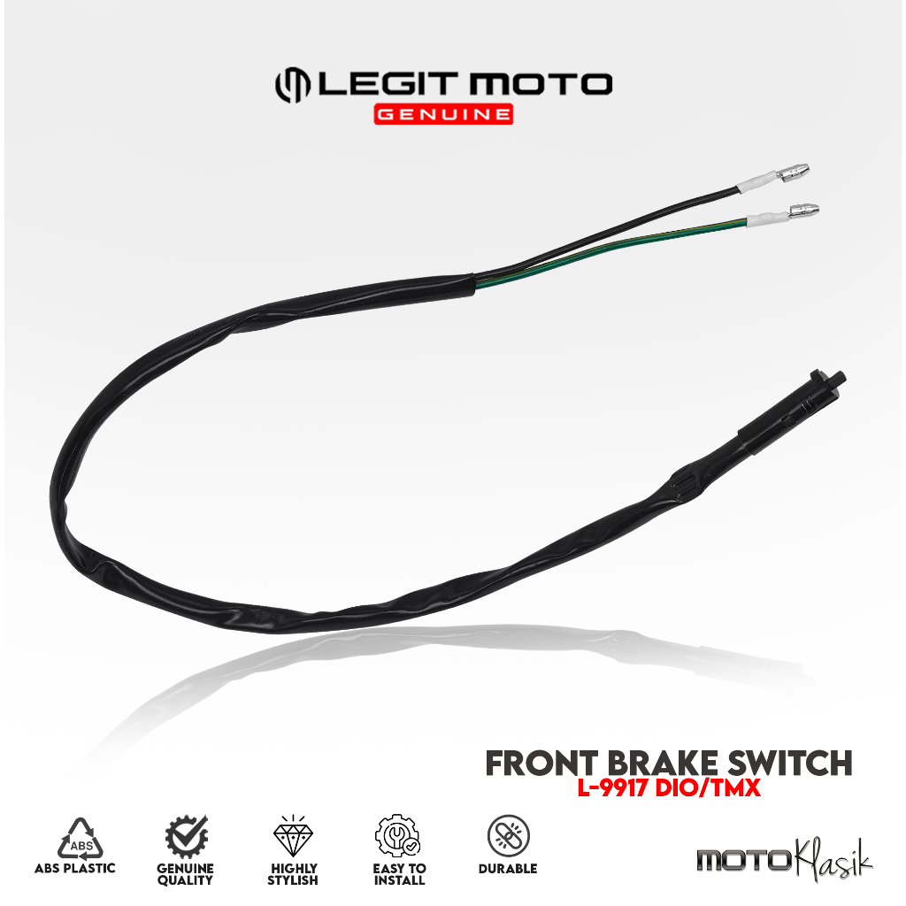 LEGITMOTO GENUINE FRONT BRAKE SWITCH FOR HONDA DIO / TMX MOTORCYCLE 1PC ...