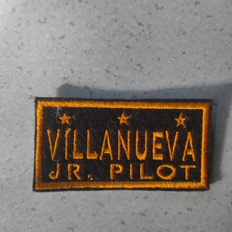 PILOT EMBROIDERED PATCH AND TAGS | Shopee Philippines