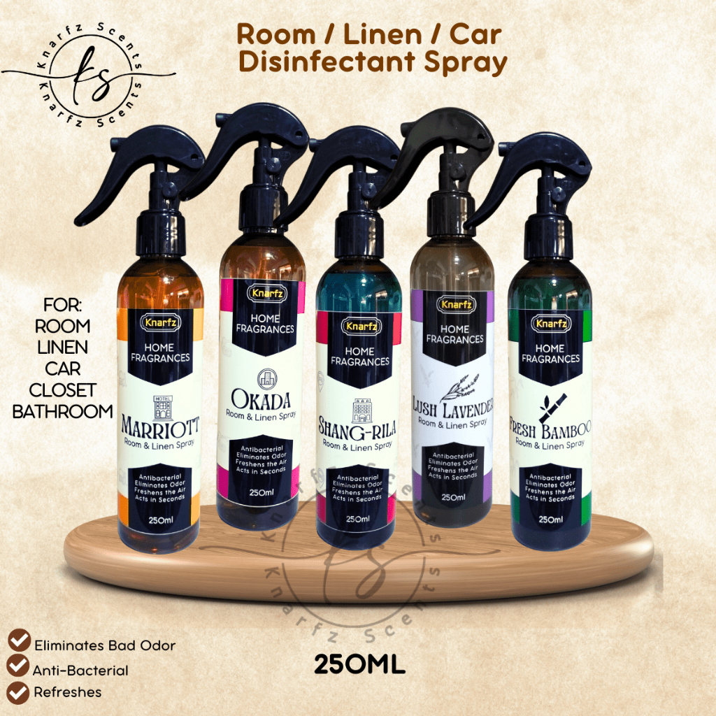 Knarfz Room and Linen Spray Air Freshener Odor Eliminator Disinfectant ...