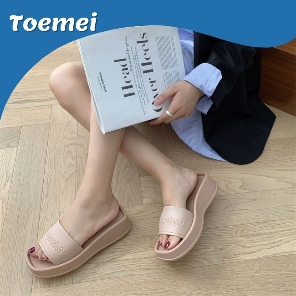 Toemei Modish Semi Wedge Sandal For Women (+1 size bigger if malapad ...