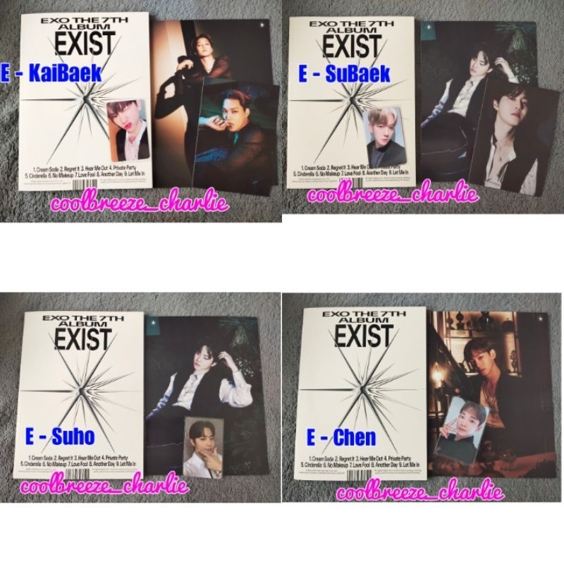 EXO EXIST Photobook - unsealed with inclusions or POBs | Shopee Philippines