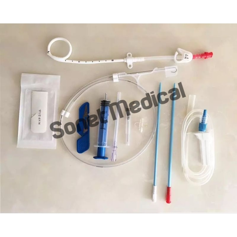 Disposable Drainage Catheter Pigtail Set Chest Abdomen | Shopee Philippines