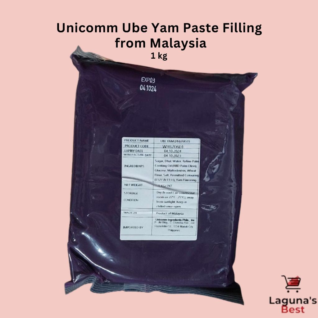 Unicomm Ube Yam Paste Filling from Malaysia 1 kg | Shopee Philippines
