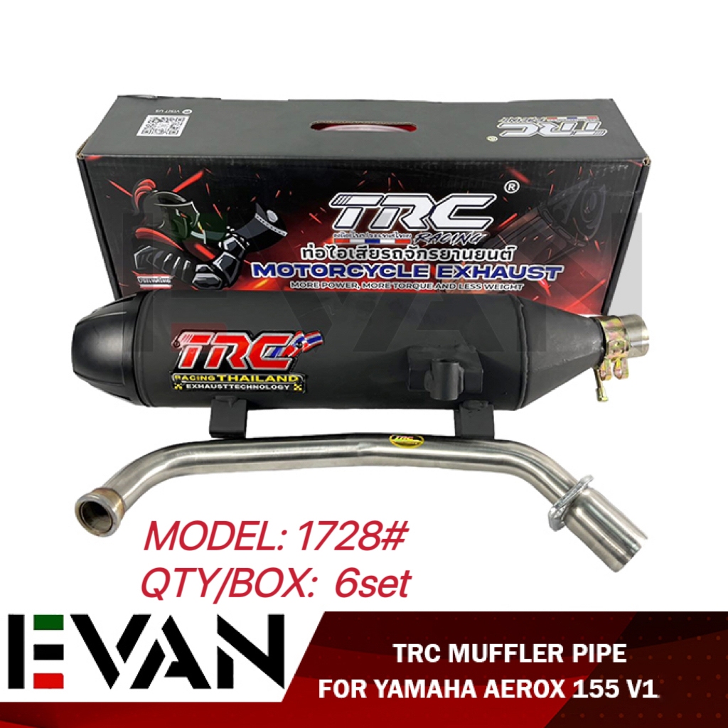 EVAN.SHOP TRC Muffler Pipe For Yamaha Aerox 155 v1 Made in Thailand ...