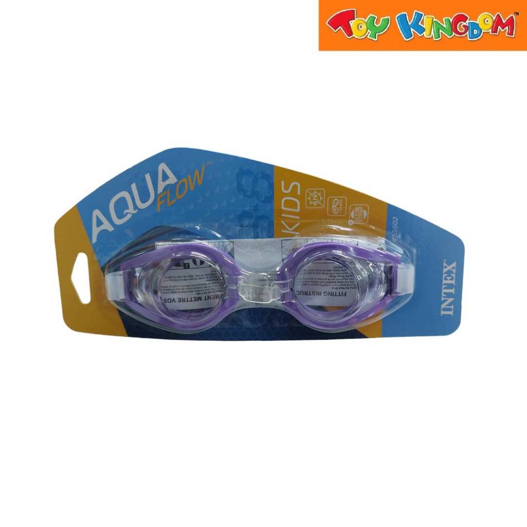 Intex Aquaflow Play Purple Clear Goggles | Shopee Philippines