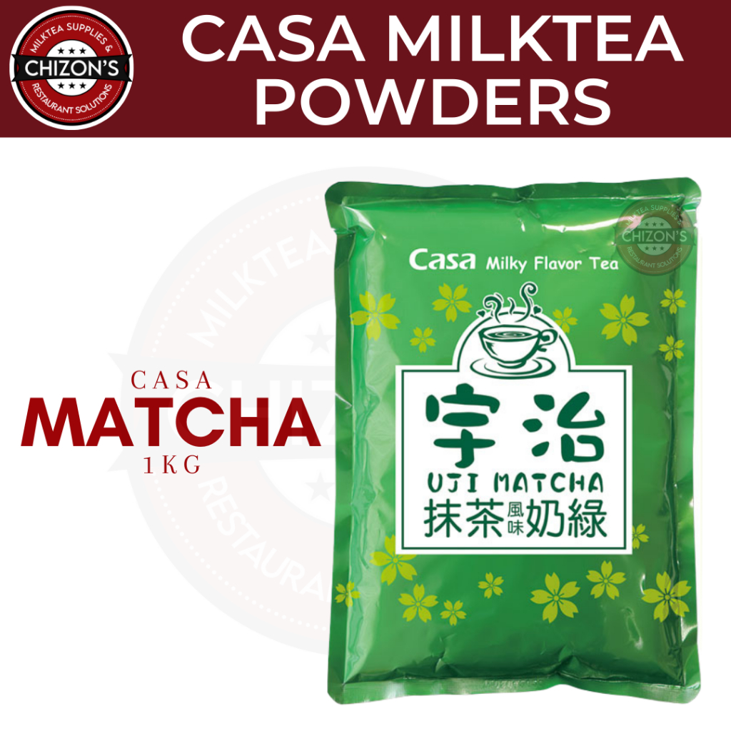 CASA Milktea Okinawa Matcha Hokkaido Taro Banana Milky Flavor Tea 1kg ...