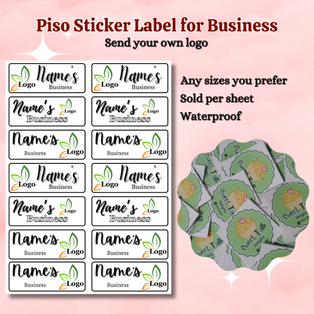 Customized Sticker Label | Product Label| Waterproof| this is for bulk ...