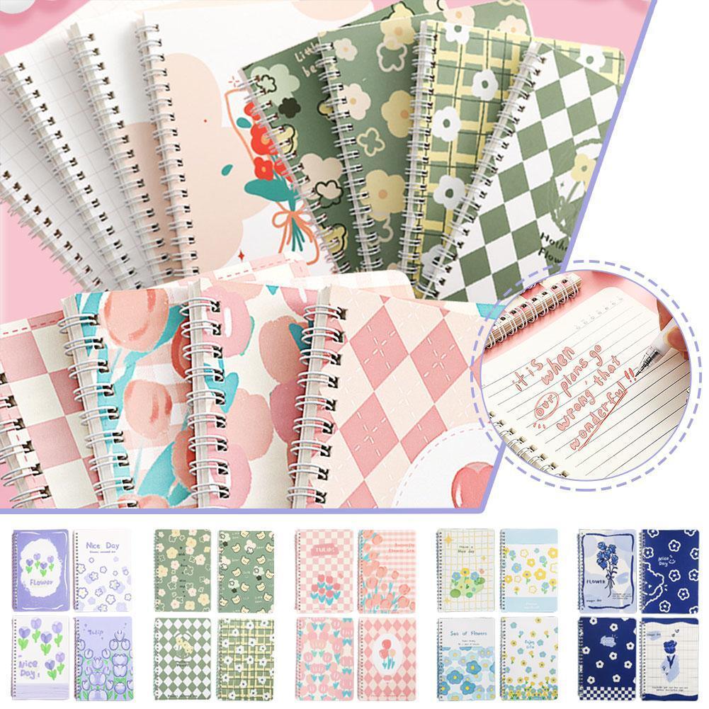 A5 Coils Notebook Creative Diary Using Art Journal Book Student School ...