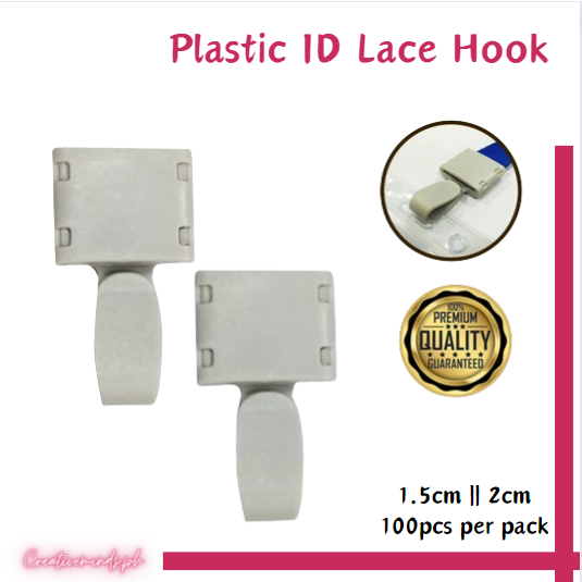 Plastic ID Hook for Lace Making - 100 pcs per order | Shopee Philippines