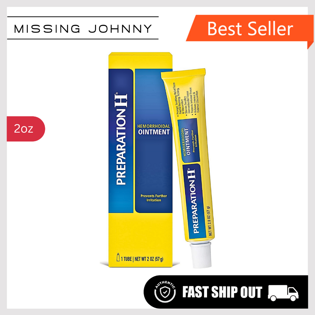 Preparation H Hemorrhoid Symptom Treatment Ointment, Itching, Burning ...