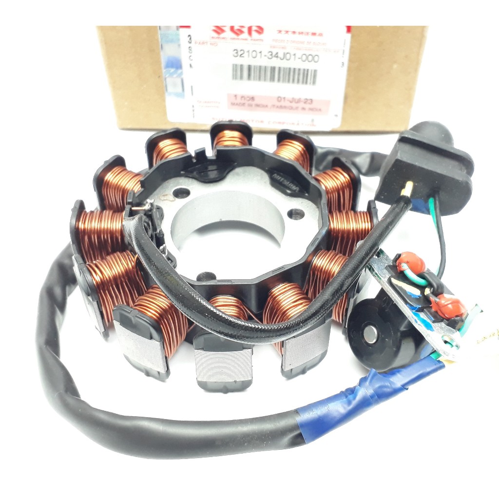 Stator Assembly Magneto Gixxer 150 GSX150 1st Edition Carb Type Suzuki ...