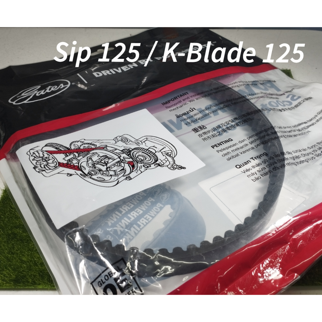 Euro Keeway Sip 125 / K-blade 125 V - Belt (Drive Belt) "GATES ...