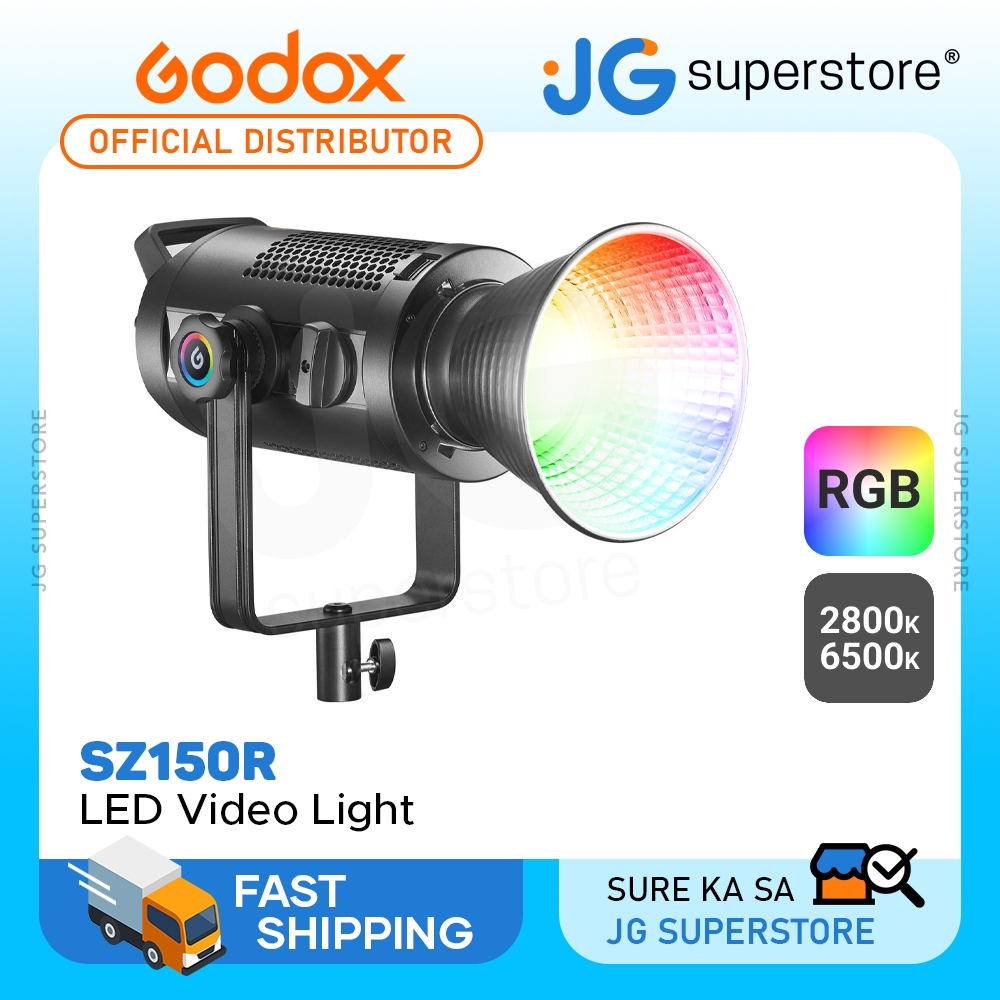 Godox SZ150R 150W Bi-Color Zoomable RGB Video Light 2800K-6500K for ...